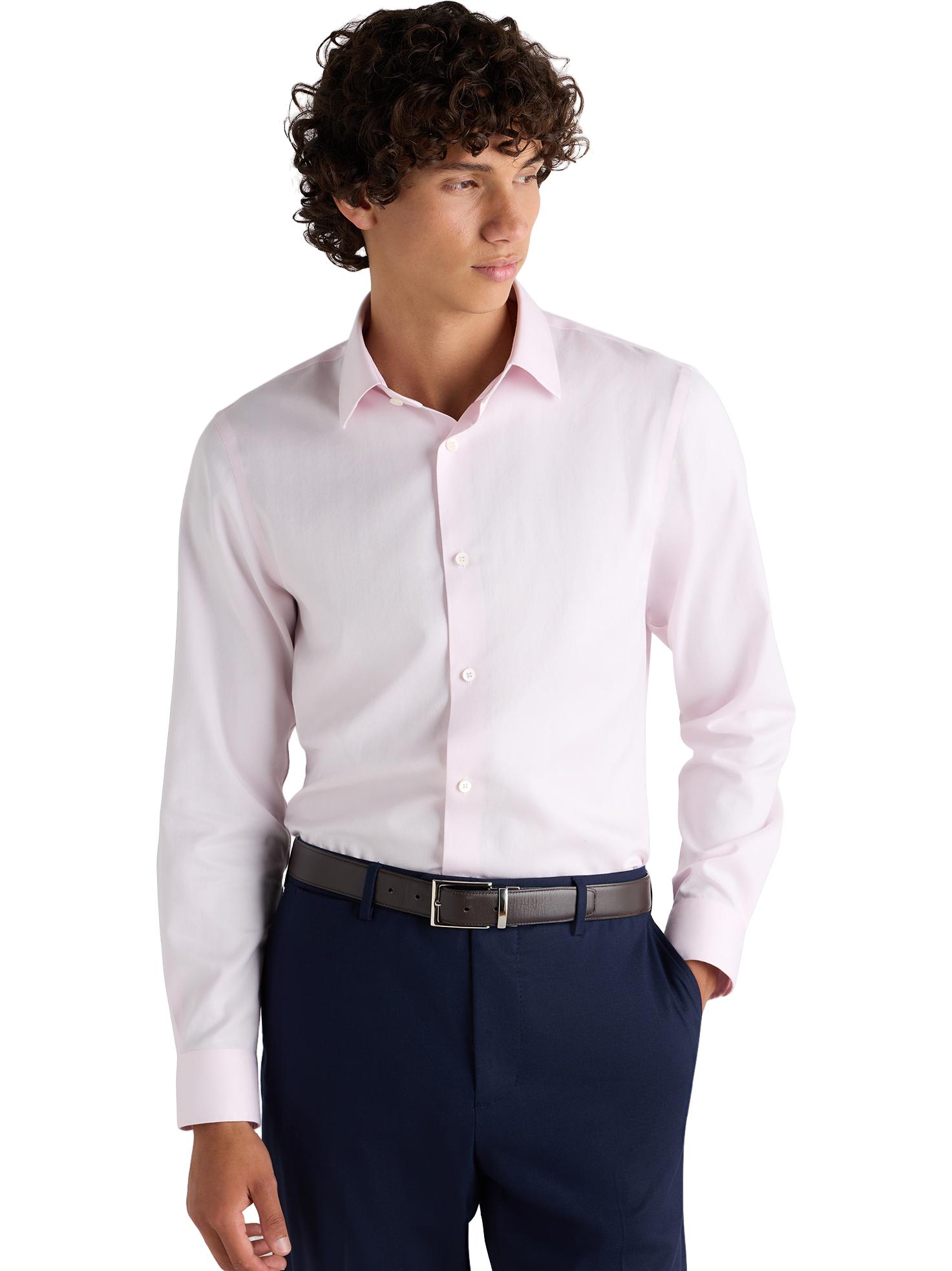 QUINCE men's supima cotton herringbone dress shirt